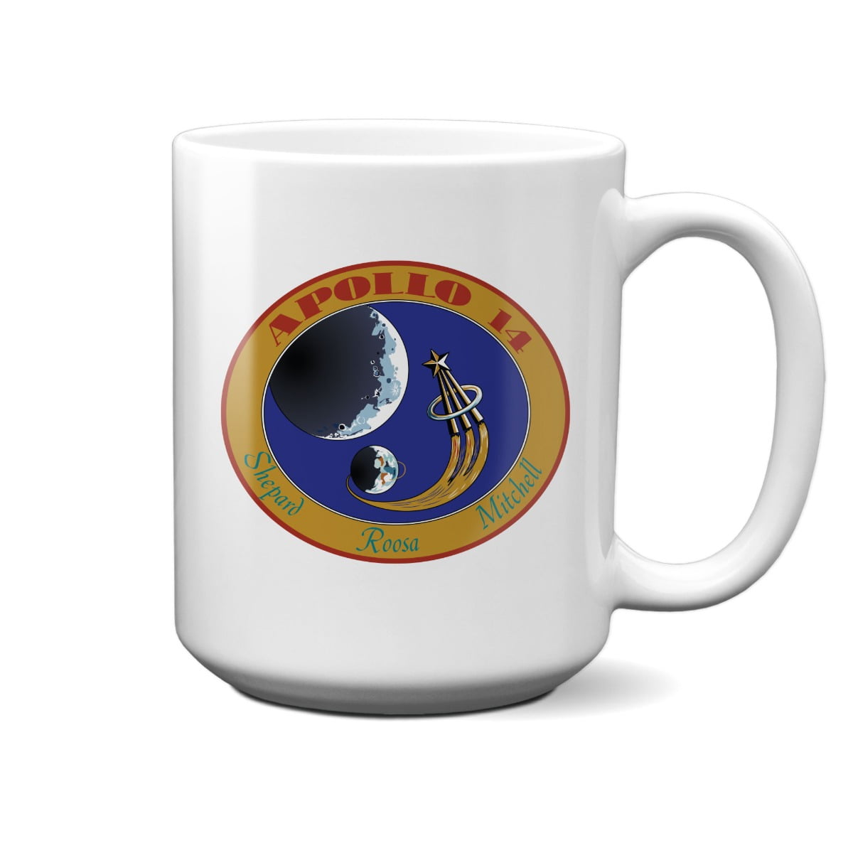 NASA Apollo 14 Mission Logo 15oz Mug - Walmart.com