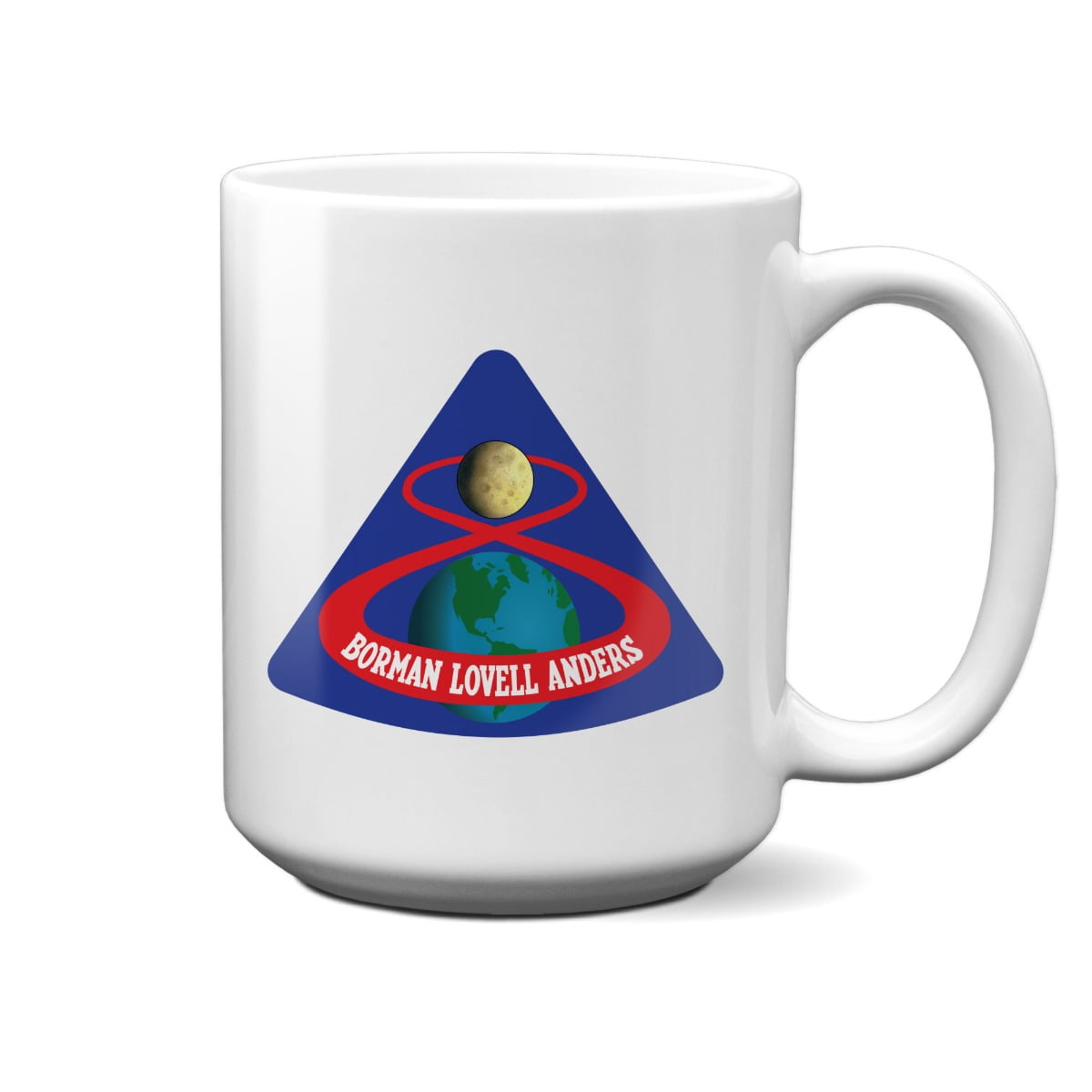 NASA Apollo 8 Mission Logo 15oz Mug - Walmart.com
