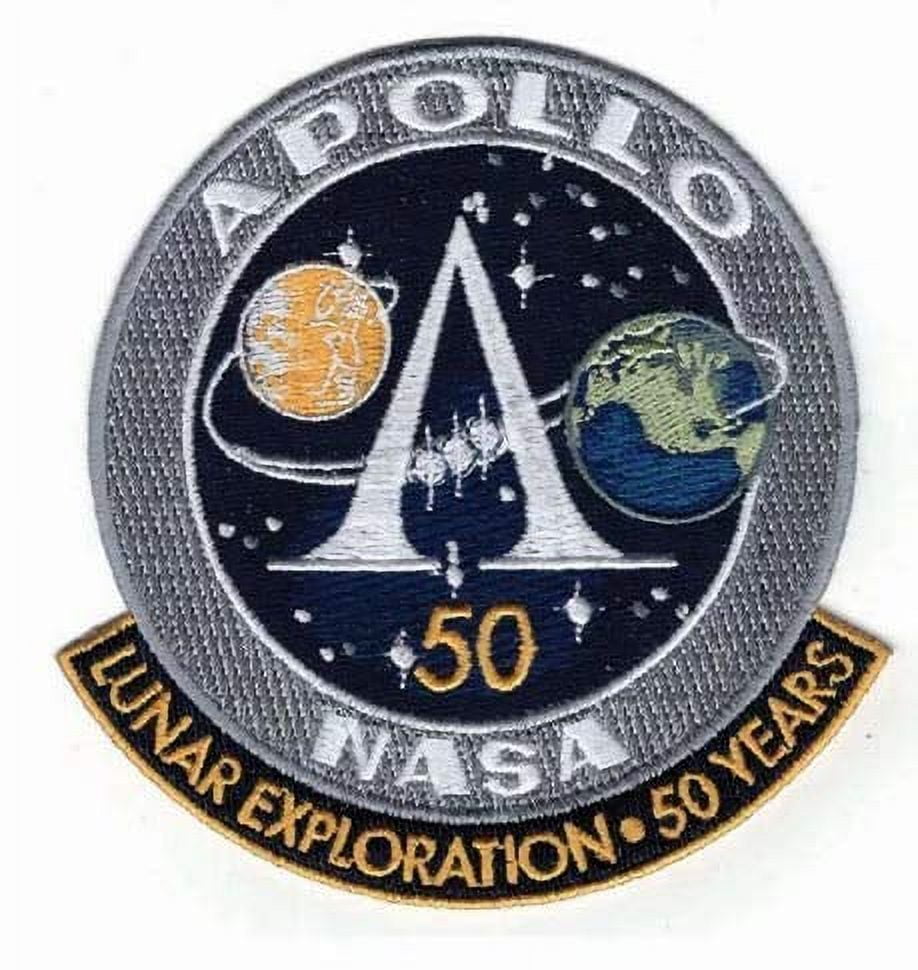 NASA Apollo Program 50th Years Lunar Exploration Official Patch ...