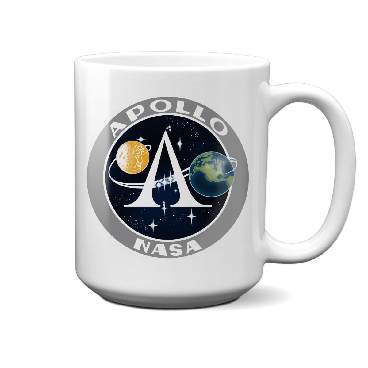 NASA Apollo Program Logo 15oz Mug - Walmart.com