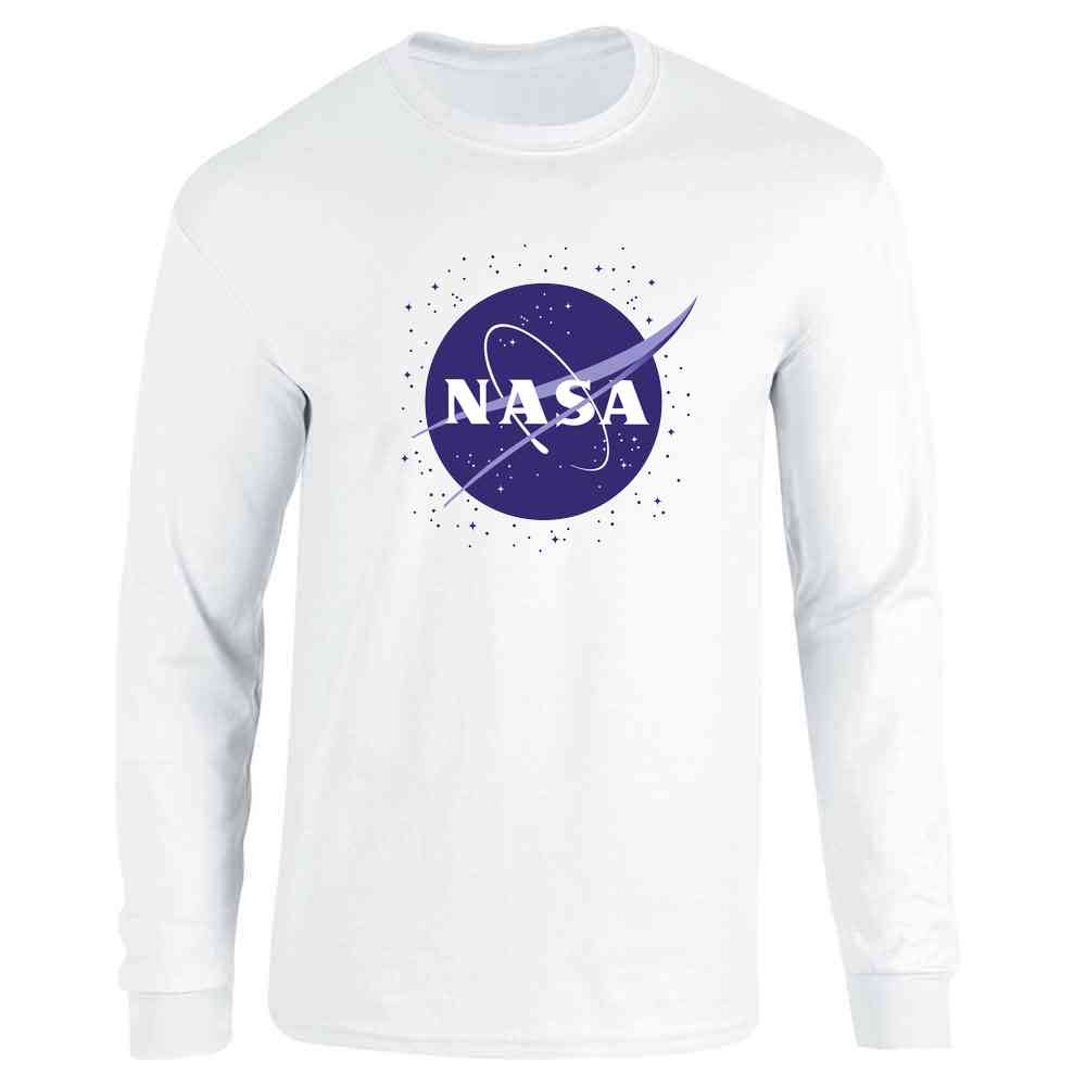 NASA Approved Meatball Logo With Stars Long Sleeve - Walmart.com