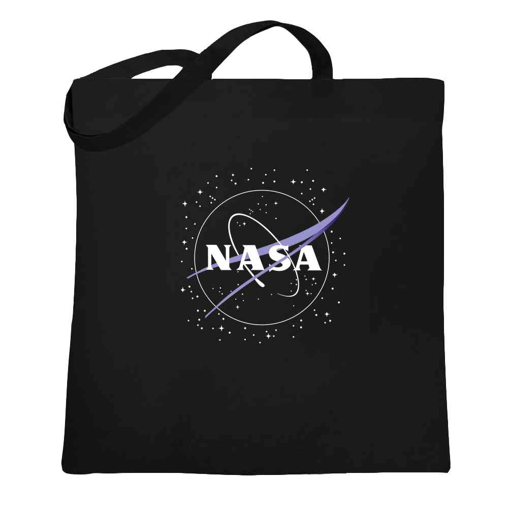 NASA Approved Meatball Logo With Stars Tote Bag - Walmart.com