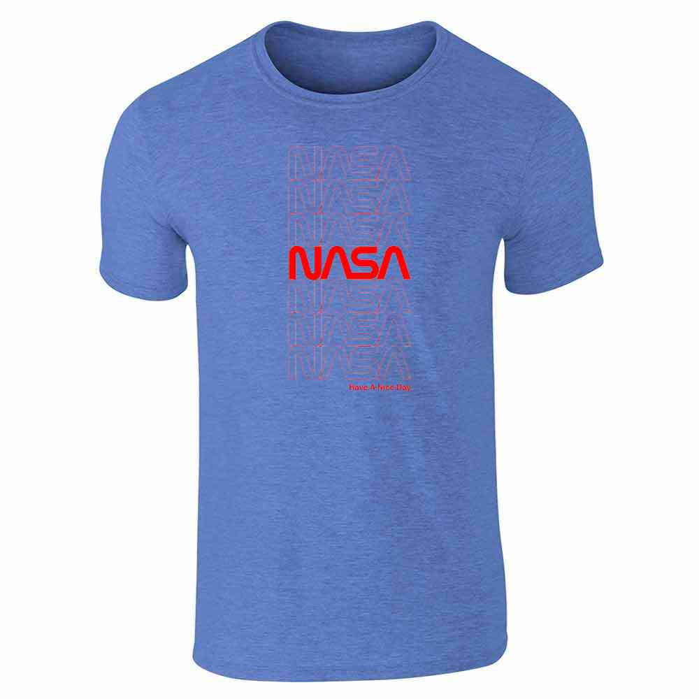 NASA Approved Retro Repeating Worm Logo Unisex Tee - Walmart.com