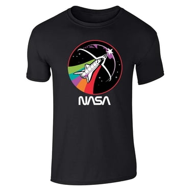 NASA Approved Shuttle Rainbow Retro Worm Logo Kids & Youth Tee ...
