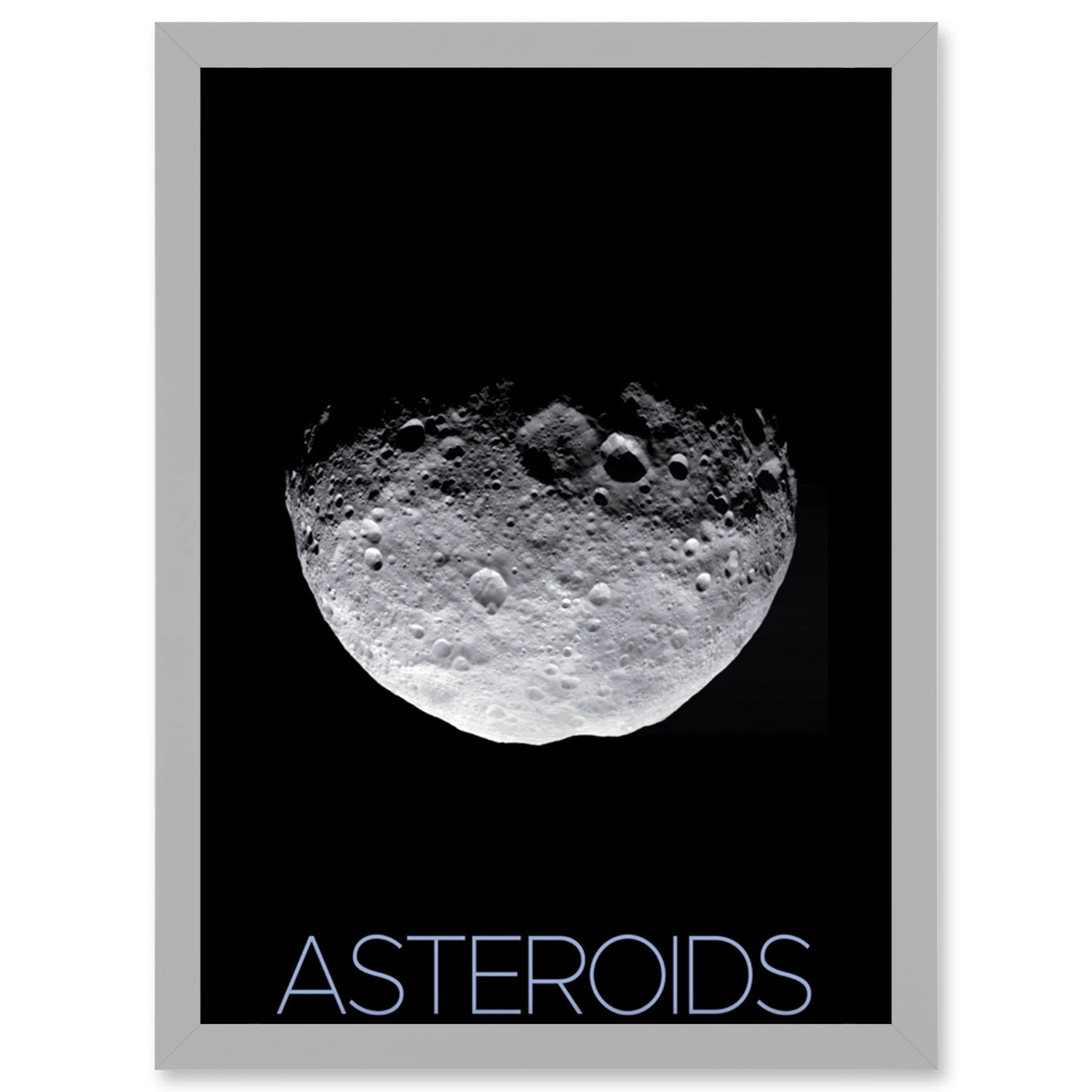 NASA Asteroid Protoplanet Vesta North Pole Poster Artwork Framed Wall ...