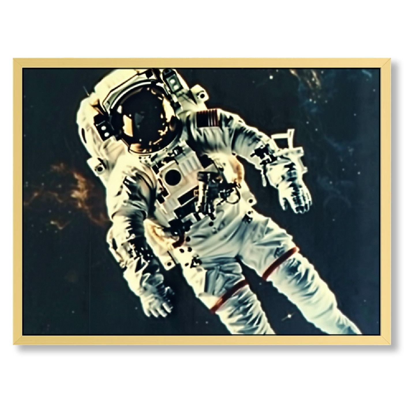 NASA Astronaut in Space Educational and Motivational Wall Decor Art ...