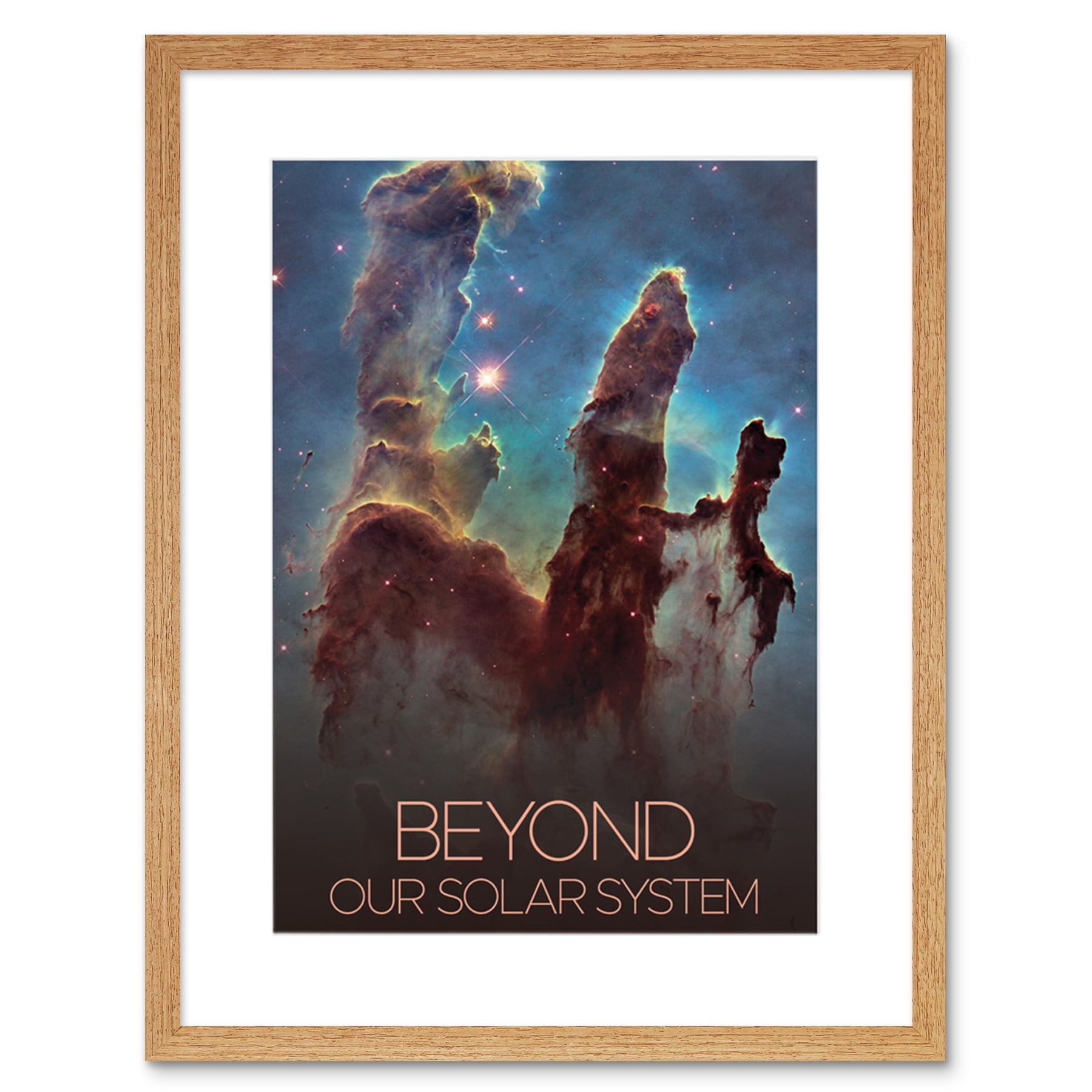 NASA Beyond Solar System Eagle Nebula’s Pillars of Creation Poster ...