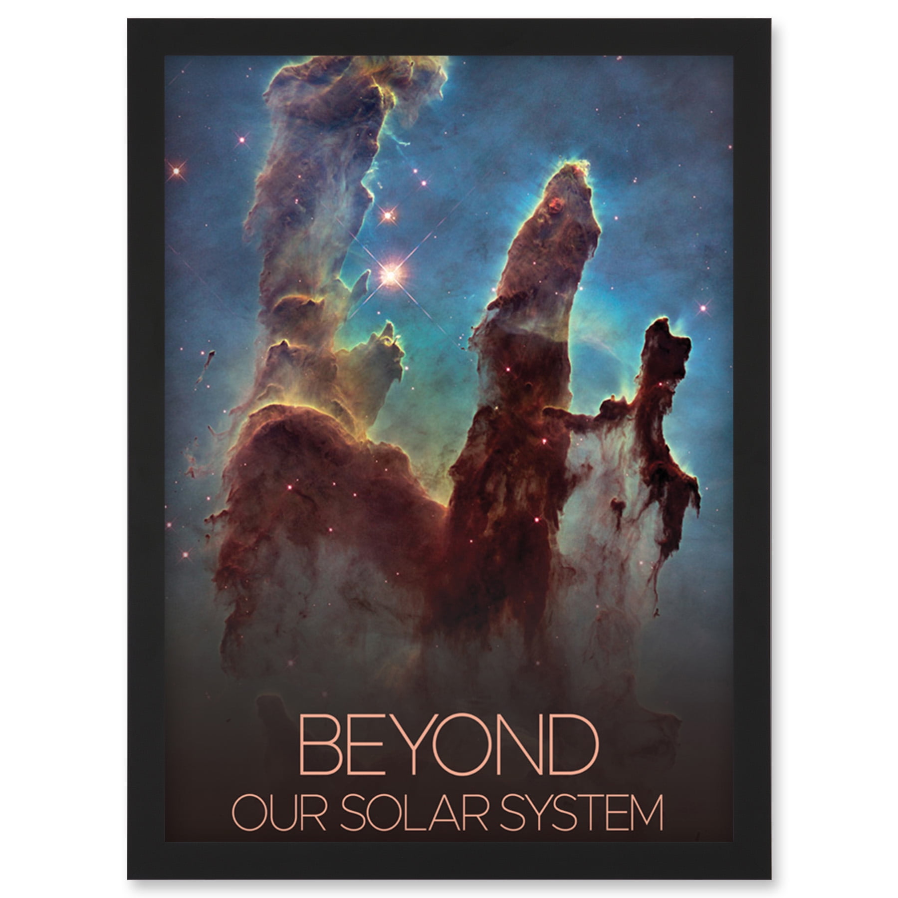NASA Beyond Solar System Eagle Nebula’s Pillars of Creation Poster ...