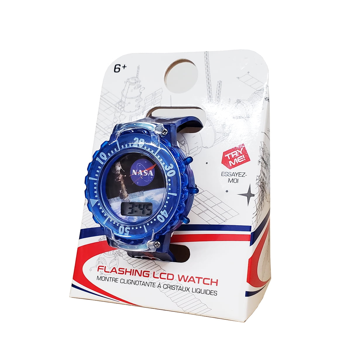 NASA Blue Digital Watch - Walmart.com