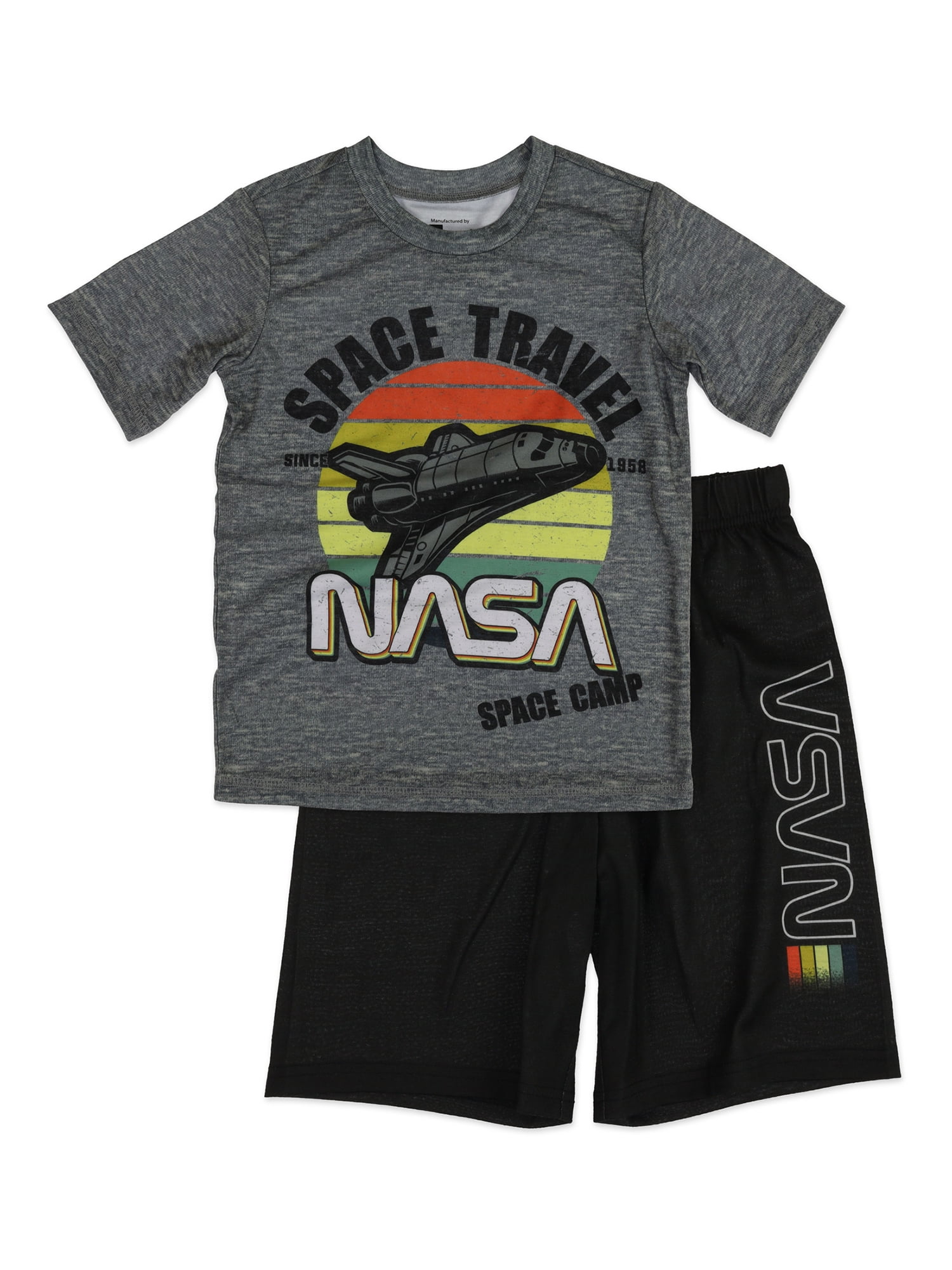 NASA Boys Short Sleeve Sleep Set, Sizes 4-12 - Walmart.com