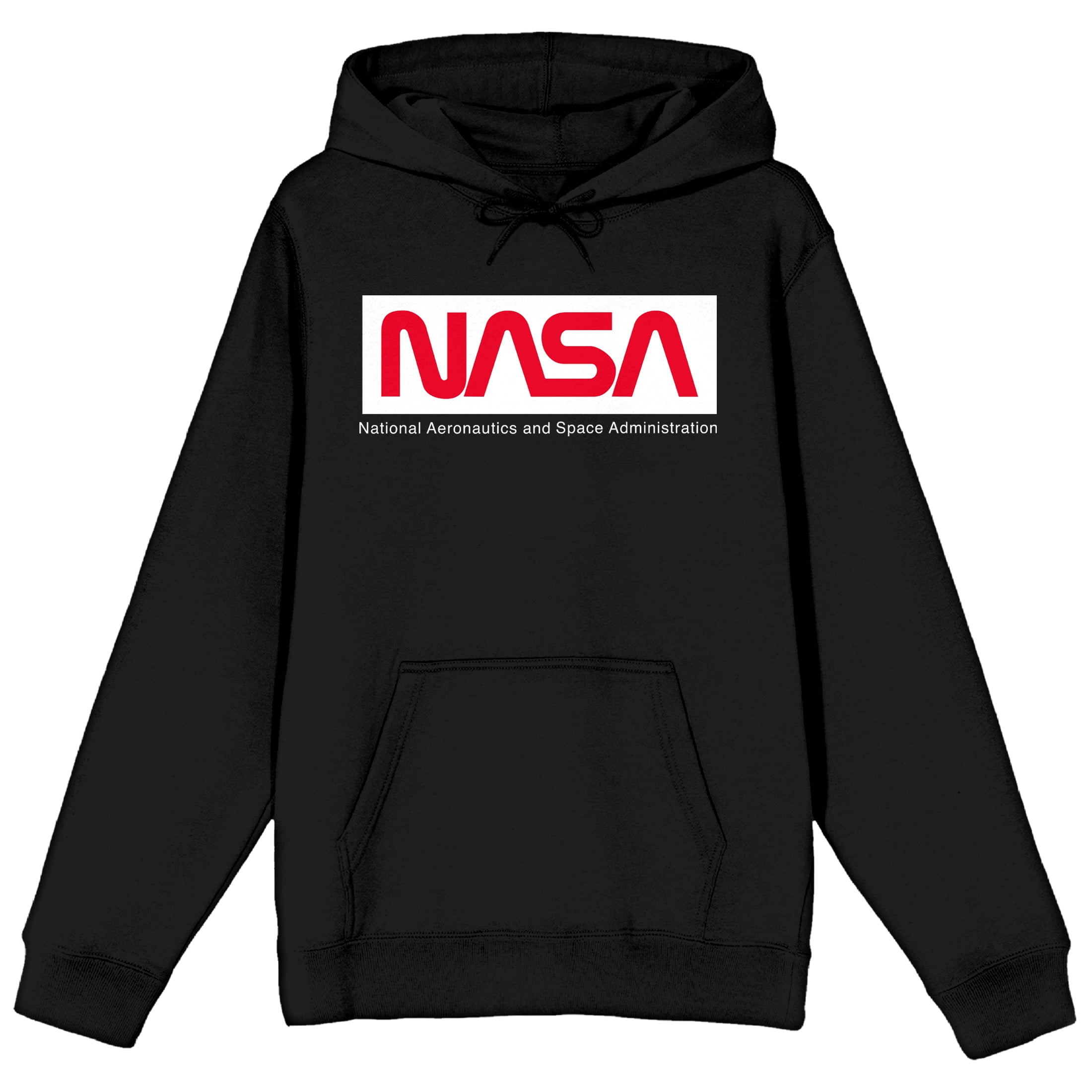 NASA Classic Logo Men's Black Graphic Hoodie-6XLB - Walmart.com