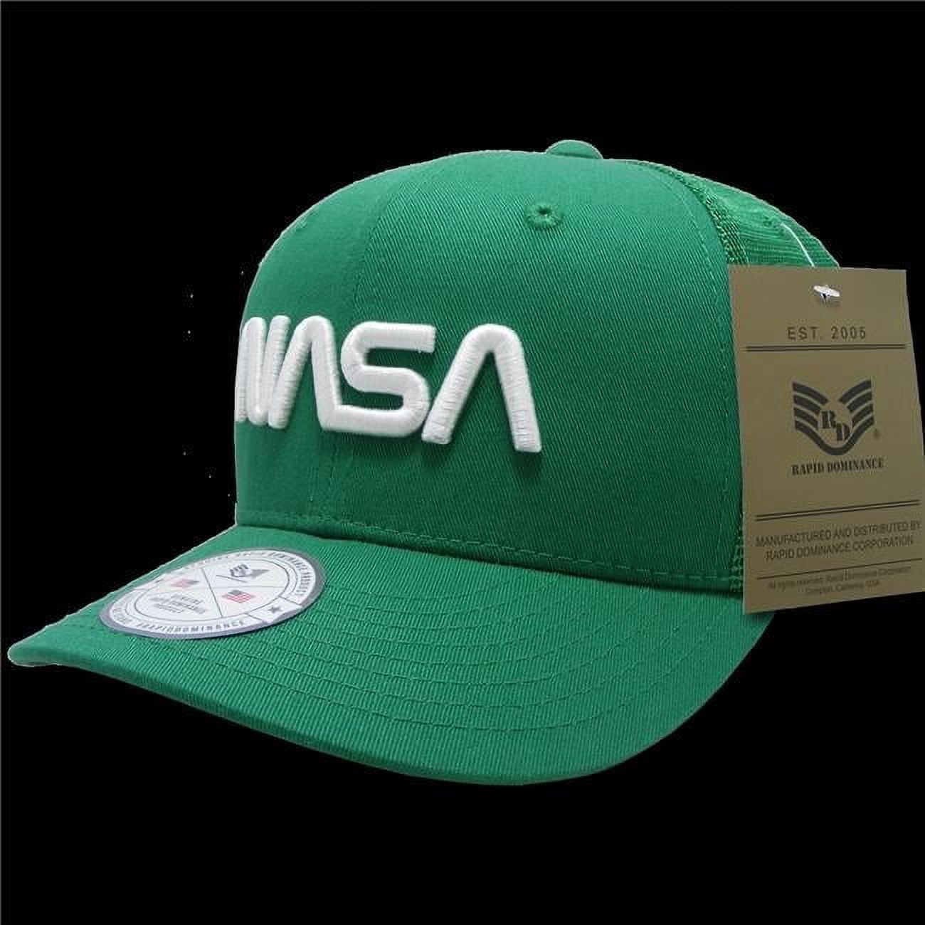 NASA Cotton Trucker Cap, Worm, Kelly - Walmart.com