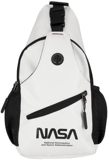 NASA Crossbody Bag with Water Bottle Holder - Durable Sling Bag with ...