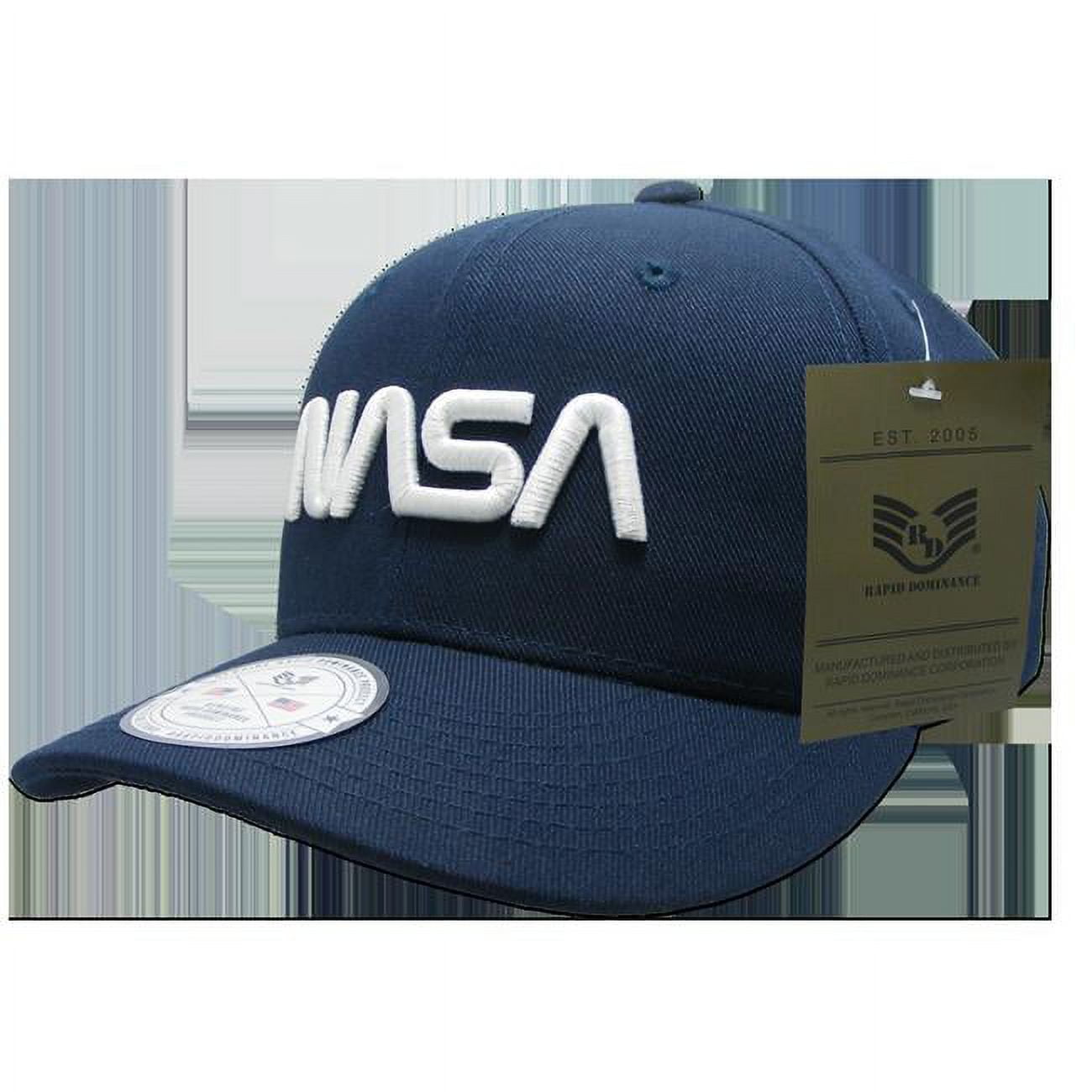 NASA Deluxe Caps, Worm, Navy - Walmart.com