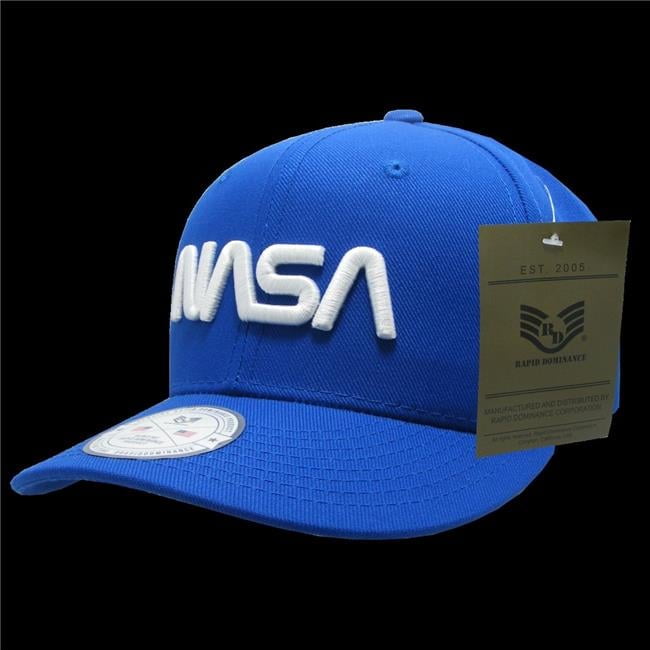 NASA Deluxe Caps, Worm, Royal - Walmart.com