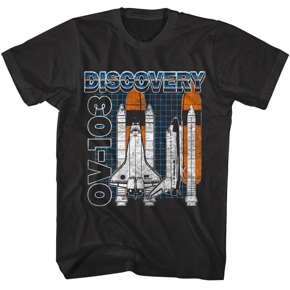 NASA Discovery OV-103 Men's T Shirt Space Shuttle Rocket National ...