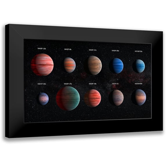 NASA, ESA, 14x10 Black Modern Framed Museum Art Print Titled - Artist ...