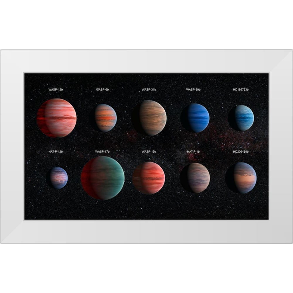 NASA, ESA, 18x12 White Modern Wood Framed Museum Art Print Titled ...