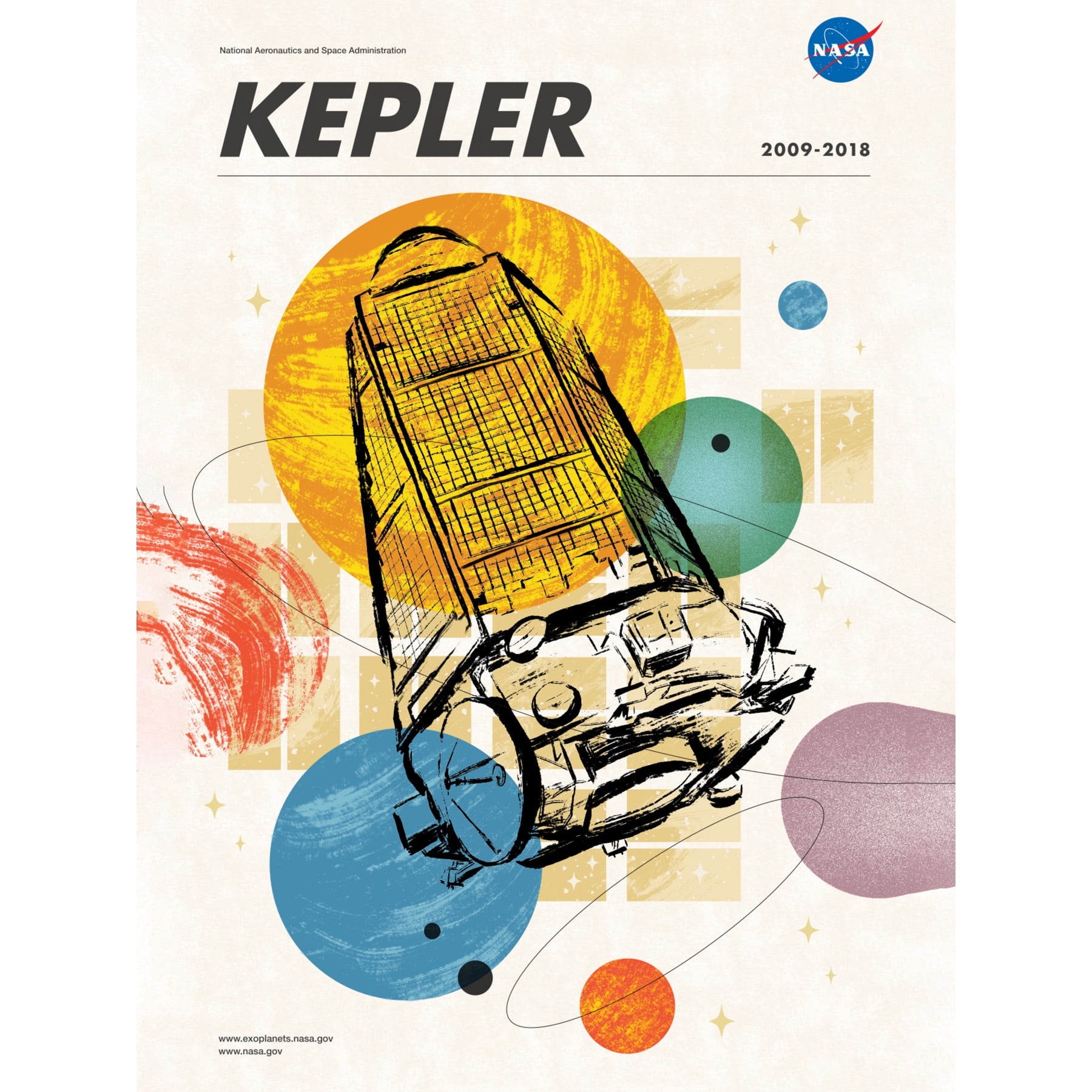 NASA Exoplanet Travel Bureau The Kepler Space Telescope Poster Extra ...