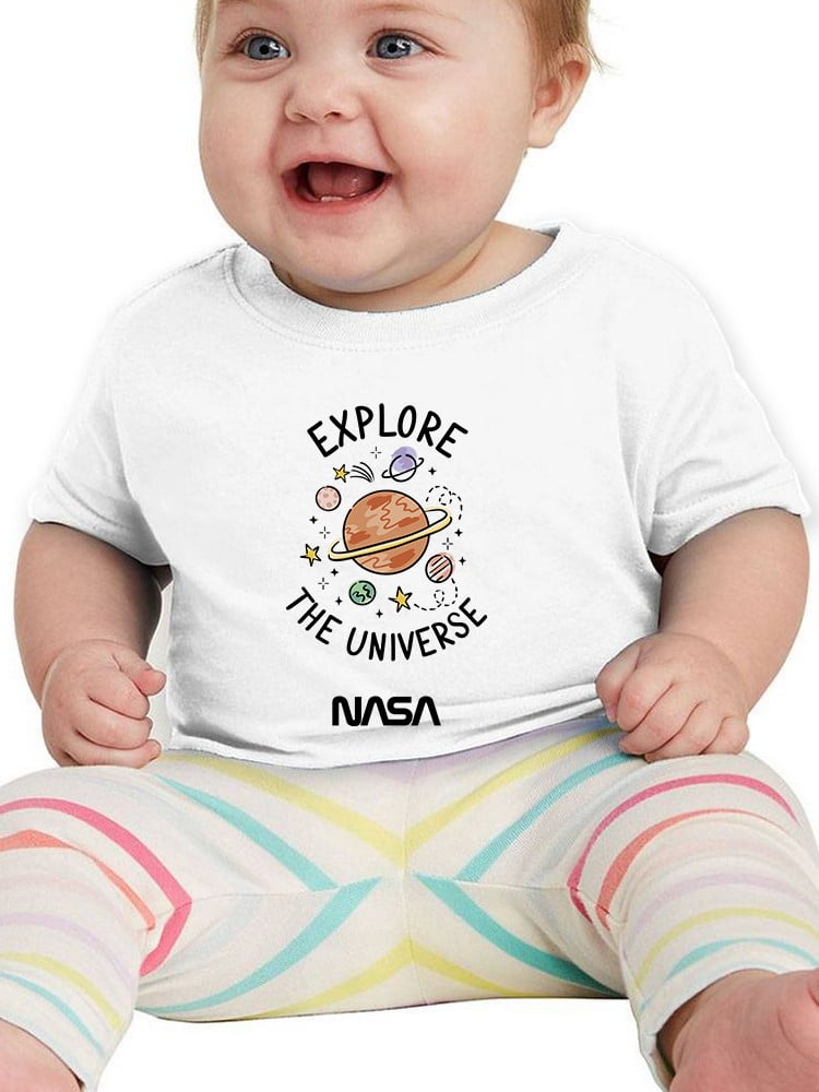 NASA Explore The Universe T-Shirt Infant -NASA Designs, 12 Months ...