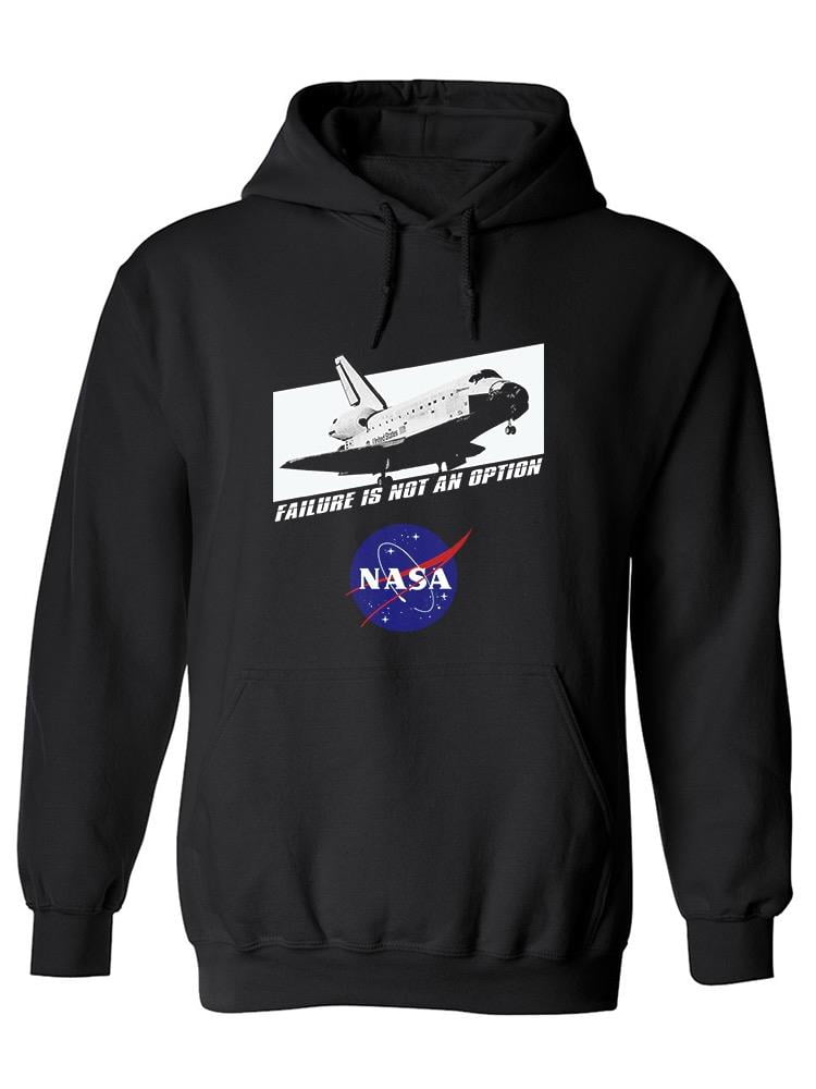 NASA Failure Is Not An Option Quote Hoodie Men -NASA Designs, Male ...