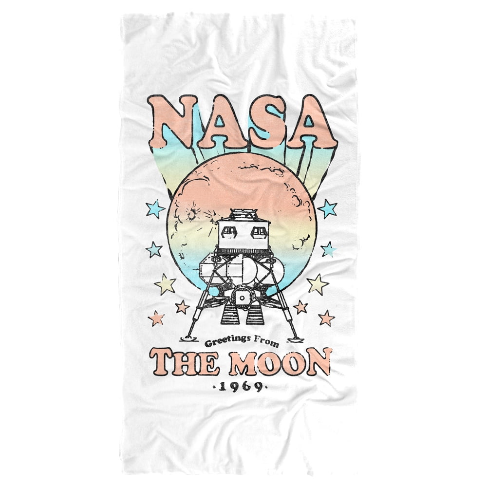 NASA Greetings from The Moon Officially Licensed Beach Towel 30' X 60 ...