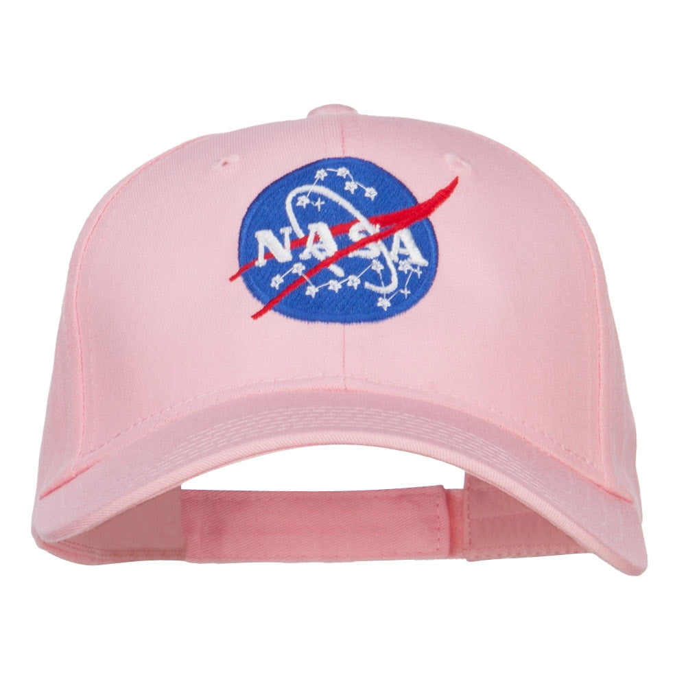NASA Insignia Embroidered Cotton Twill Cap - Pink OSFM - Walmart.com