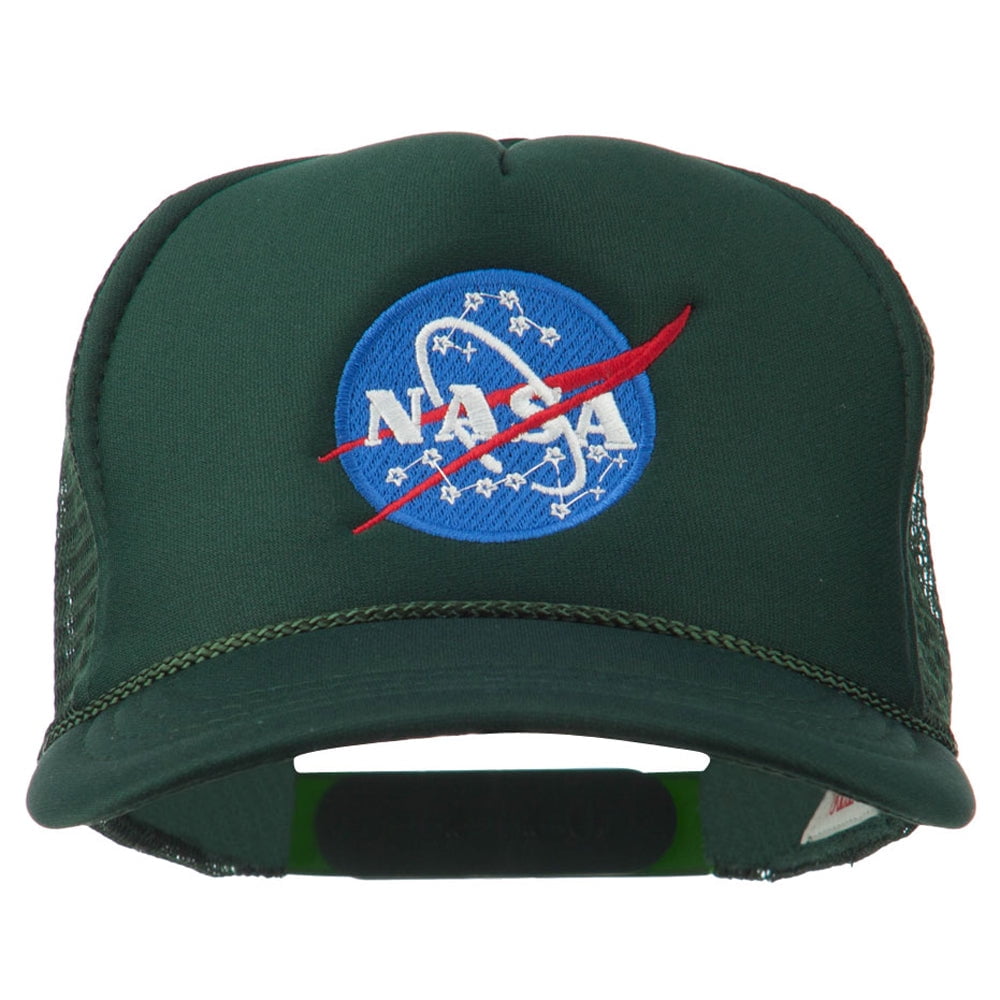 NASA Insignia Embroidered Youth Foam Mesh Cap - Green OSFM - Walmart.com