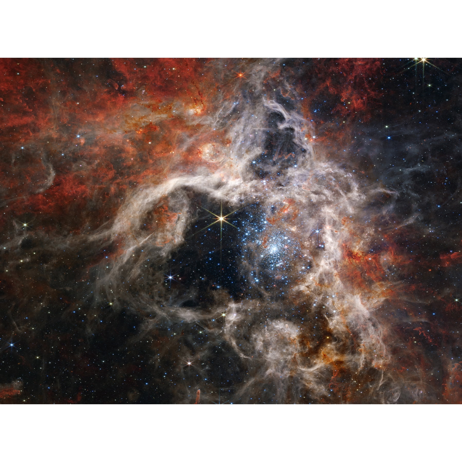 NASA James Webb Space Telescope NIRCam A Cosmic Tarantula 30 Doradus ...