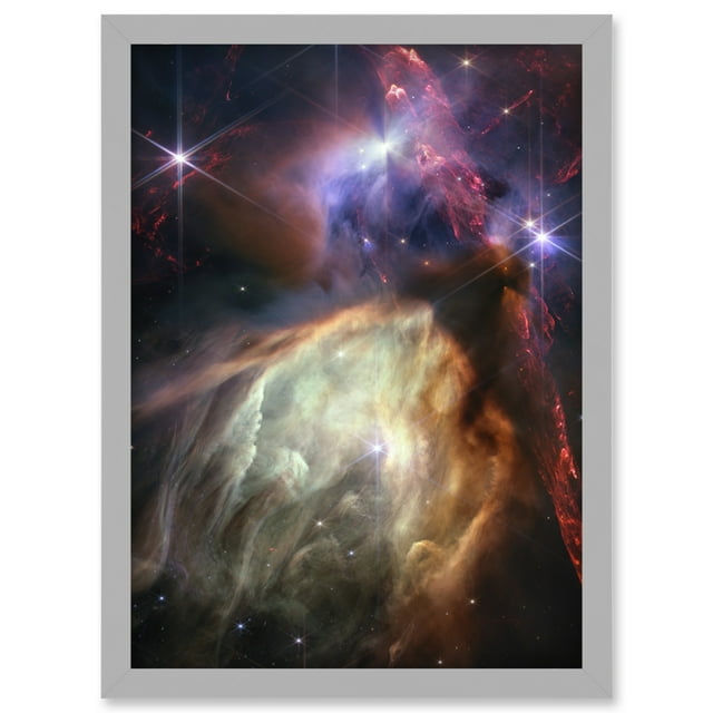 NASA James Webb Space Telescope Rho Ophiuchi Cloud Complex Artwork ...