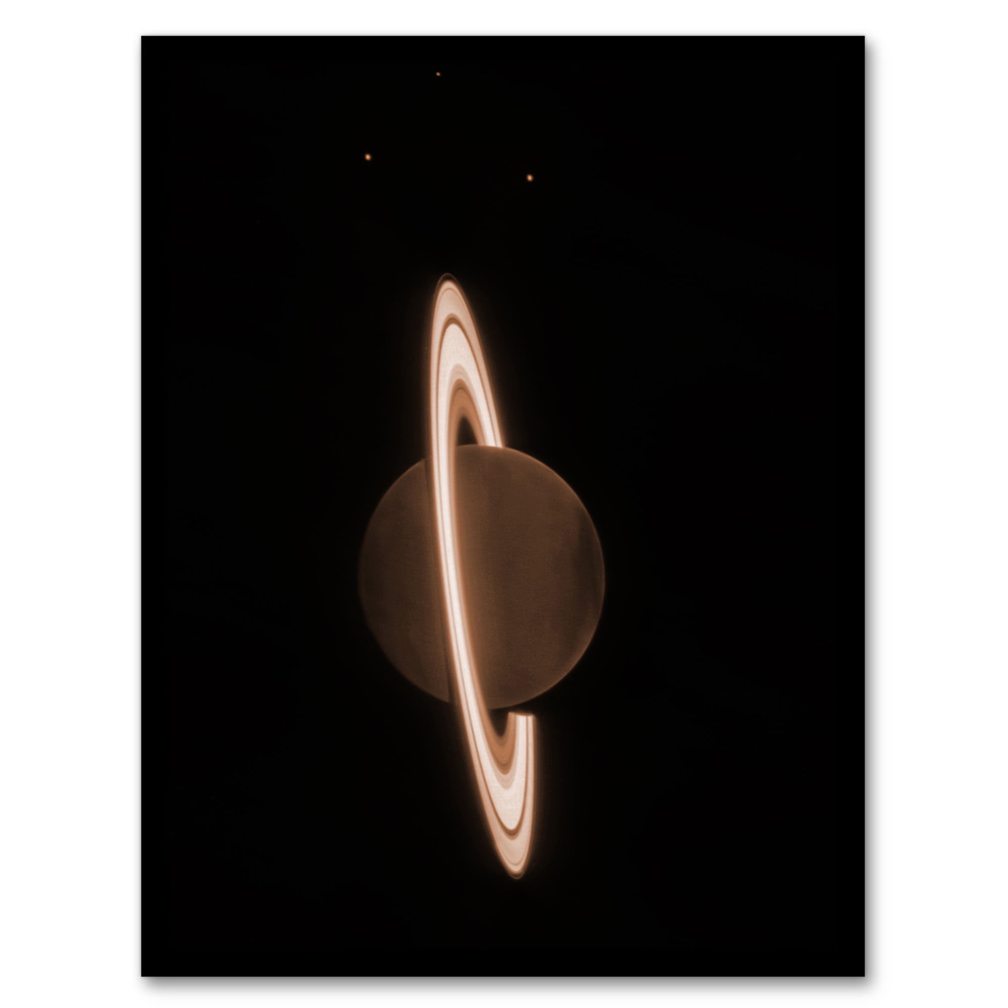 NASA James Webb Space Telescope Saturns Rings Shine Planet Bedroom ...