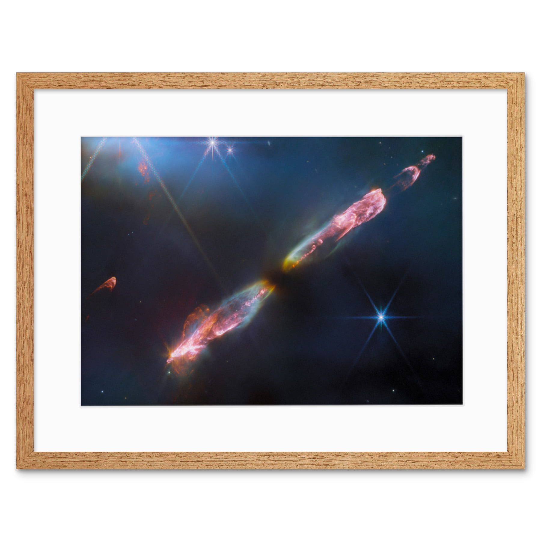 NASA James Webb Telescope Infrared Image Supersonic Outflow of Young ...