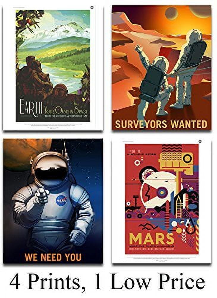 NASA Jet Propulsion lab Posters Art Prints - Set of Four Photos (8x10 ...