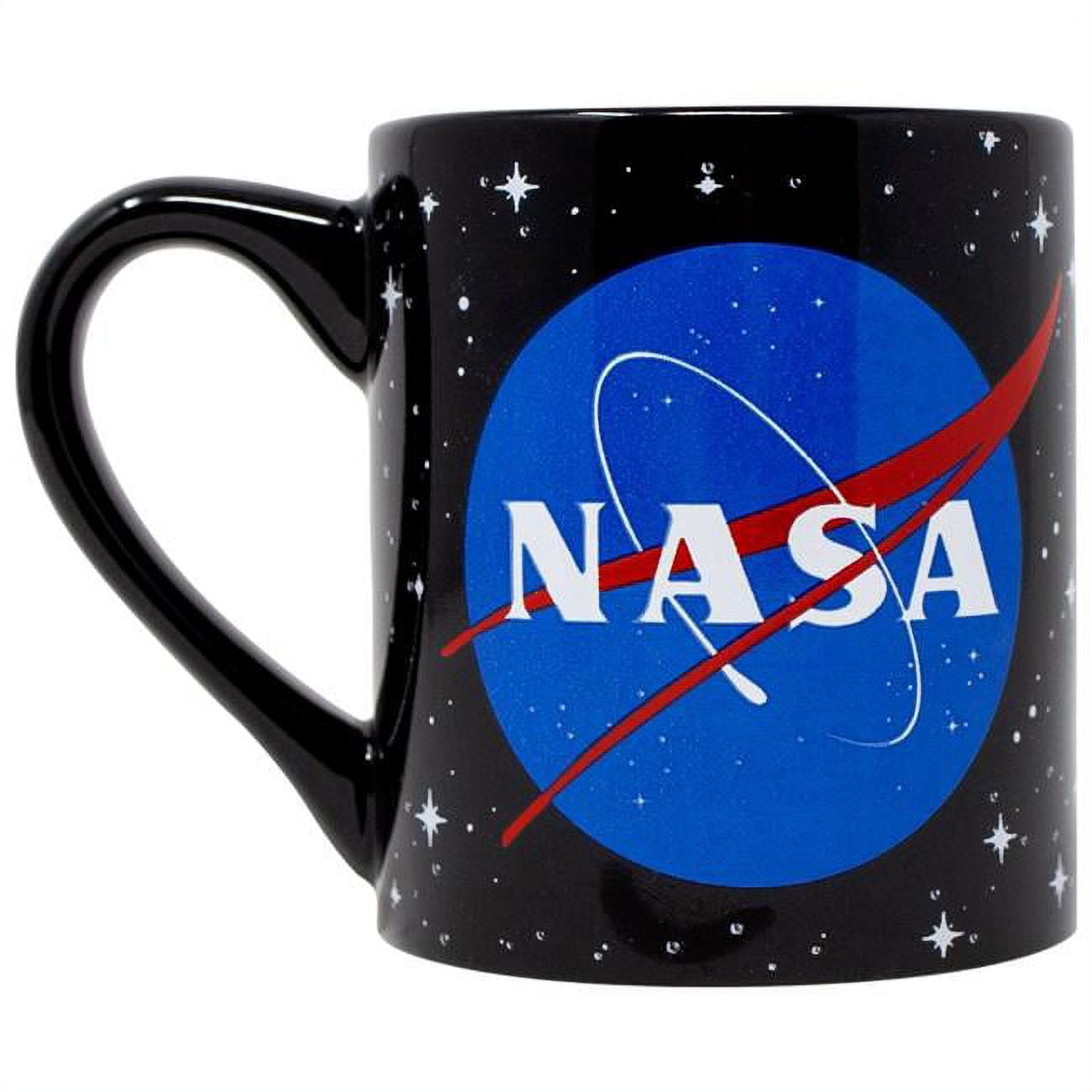 NASA Logo Black 14oz Ceramic Coffee Mug - Walmart.com