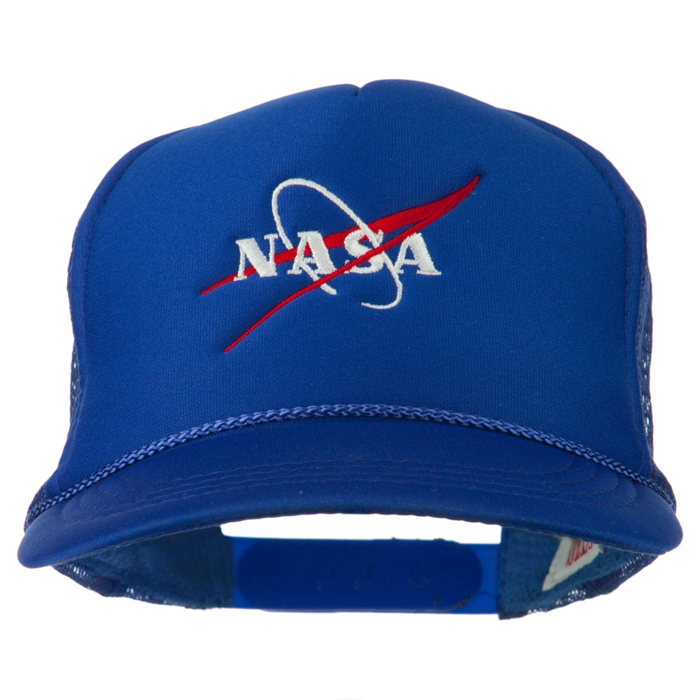 NASA Logo Embroidered Youth Foam Mesh Cap - Royal OSFM - Walmart.com