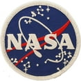 NASA Logo Patch Blue & White 3" - Walmart.com