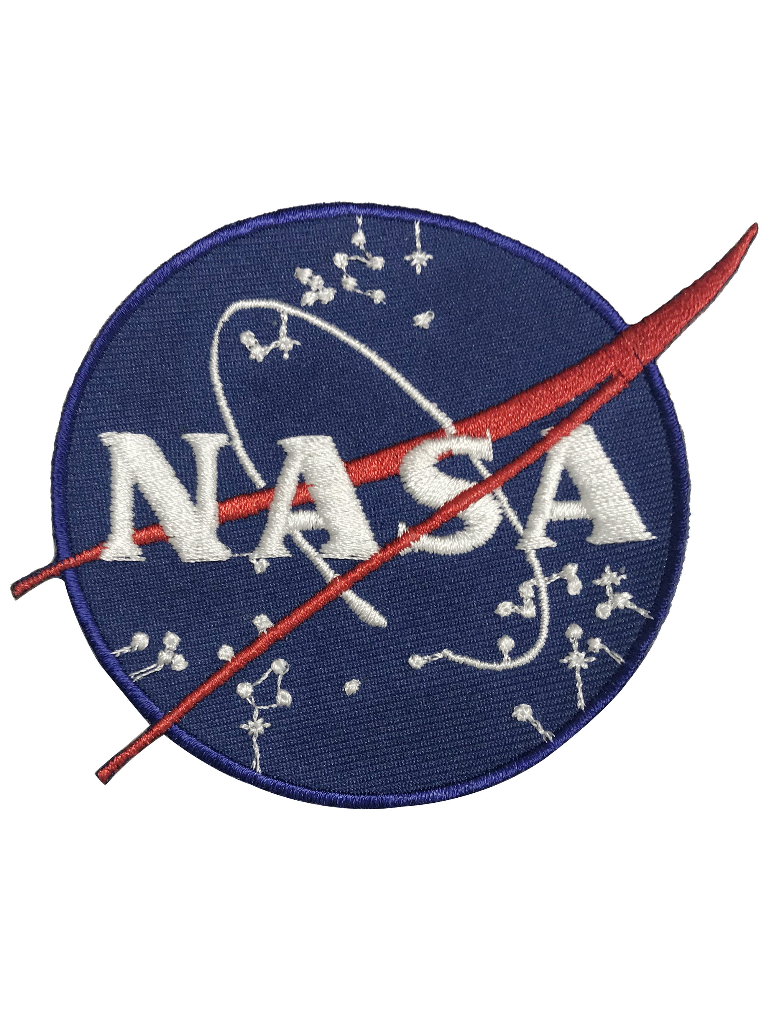 NASA Logo Patch Blue & White 3" - Walmart.com