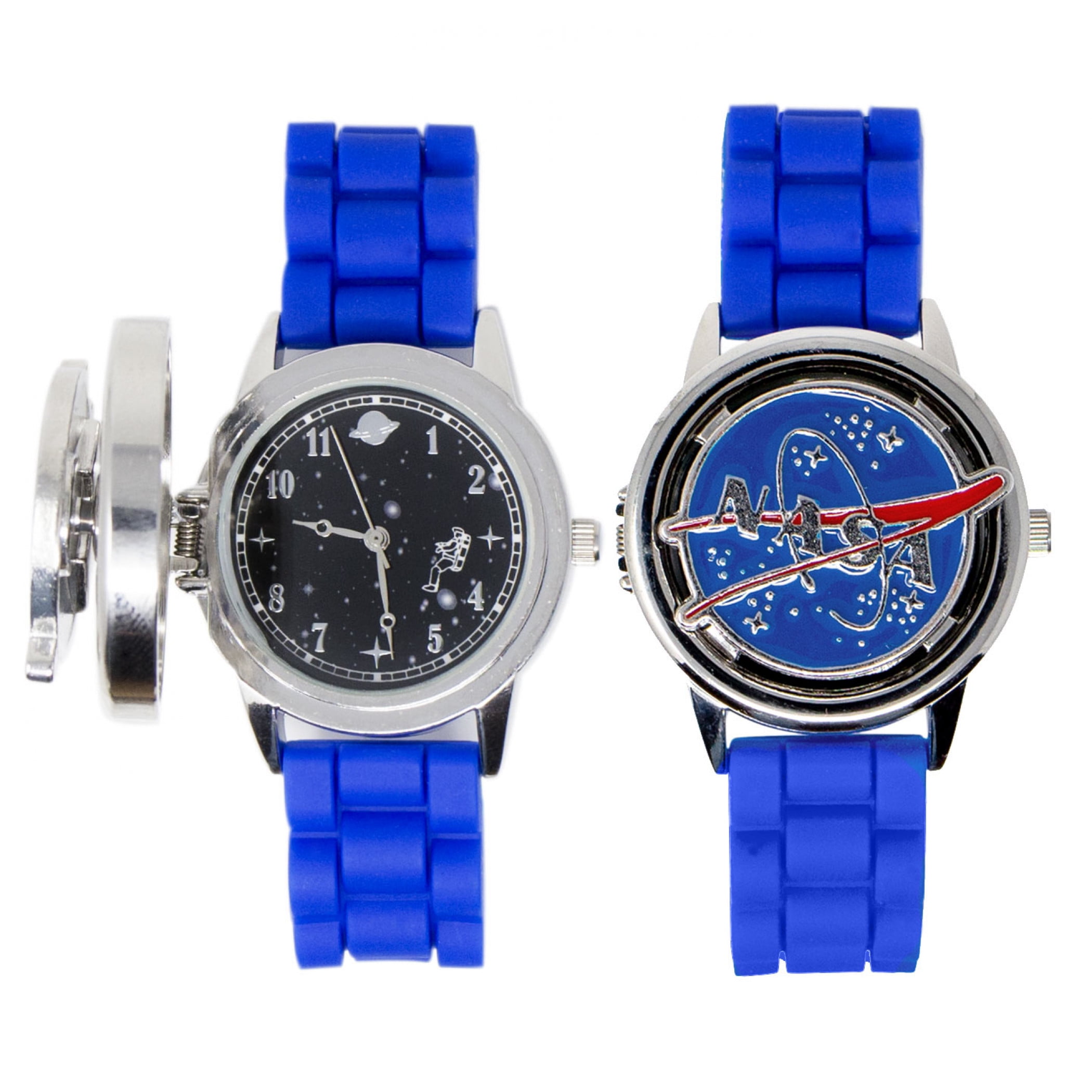 NASA Logo with Space Themed Dial Watch - Walmart.com