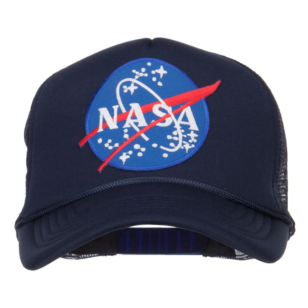 NASA Lunar Patched Foam Trucker Cap - Navy OSFM - Walmart.com