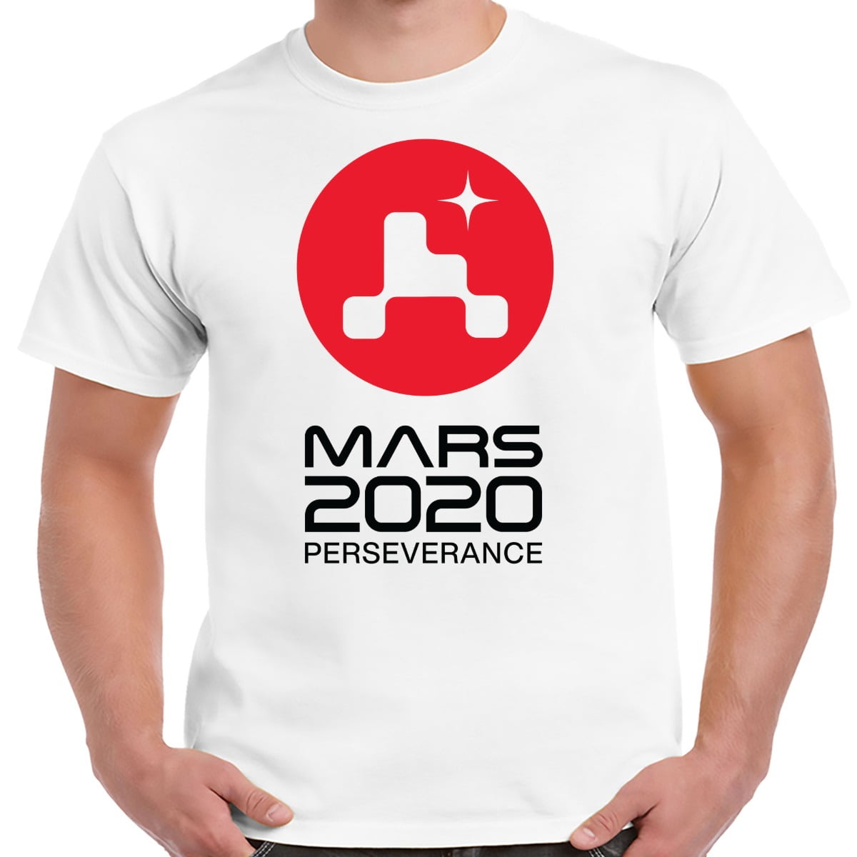 NASA Mars 2020 Perseverance Logo White Shirt-4XL - Walmart.com
