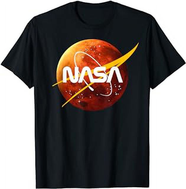 NASA Mars Mission Official Logo Occupy Mars Space T-Shirt - Walmart.com