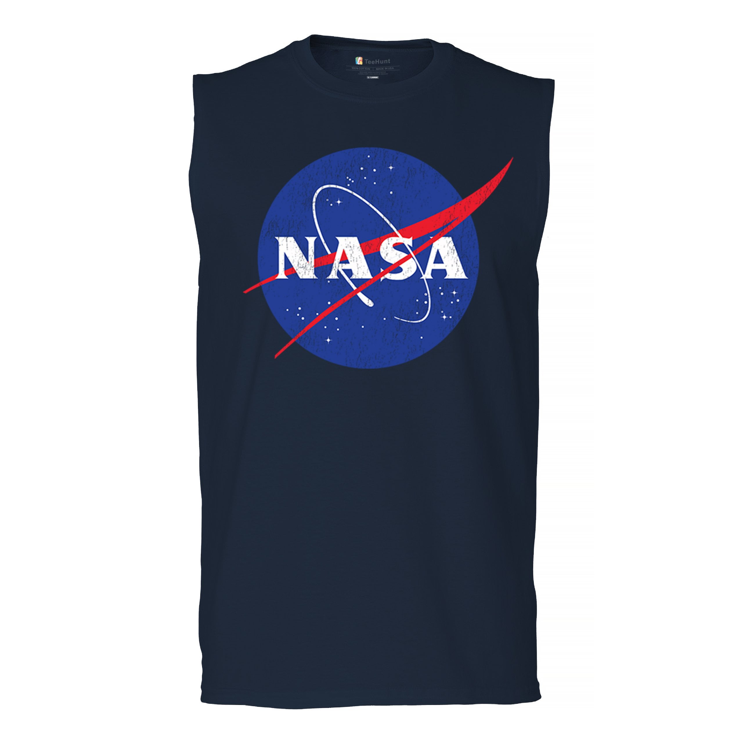 NASA Meatball Logo Men's Muscle Shirt Iconic American Astronaut Space ...