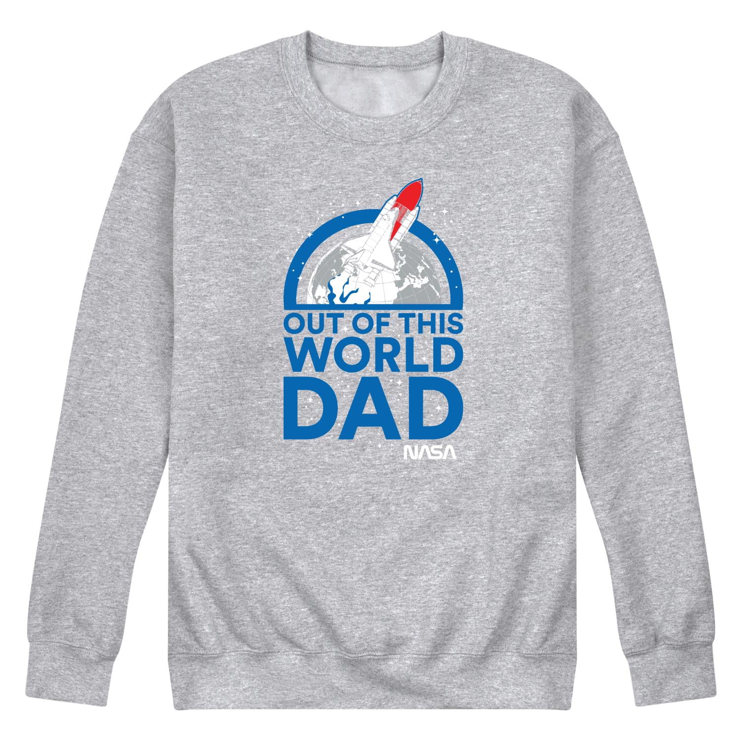NASA - Men's Crew Neck Fleece Pullover - Walmart.com