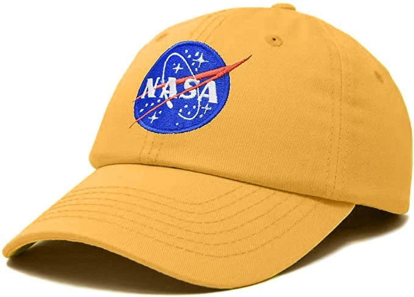 NASA Men's Official Licensed Embroidered Logo Dad Strapback Hat Cap ...