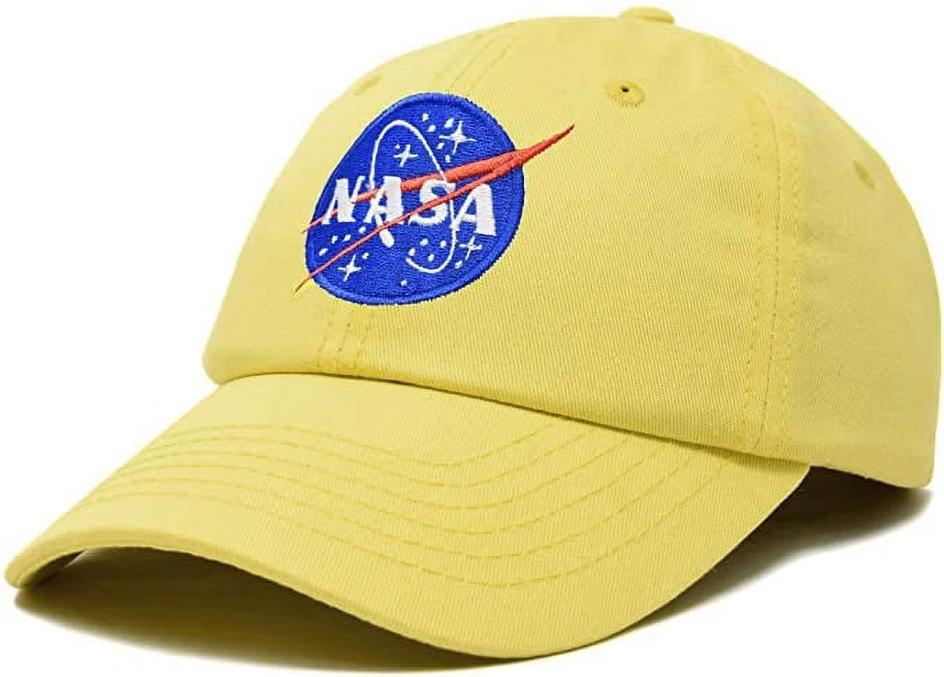 NASA Men's Official Licensed Embroidered Logo Dad Strapback Hat Cap ...