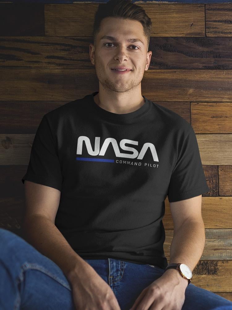 NASA Mens Graphic Tee - Command Pilot - Regular Fit 100% Cotton ...