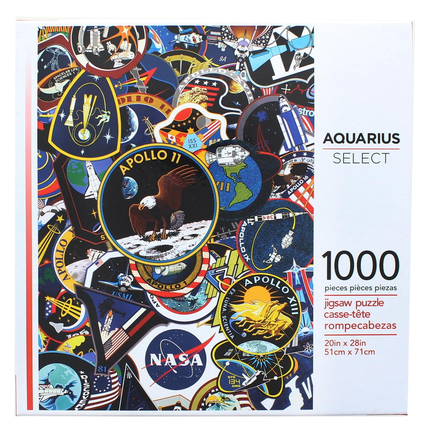 NASA Mission Patches 1000 Piece Jigsaw Puzzle - Walmart.com