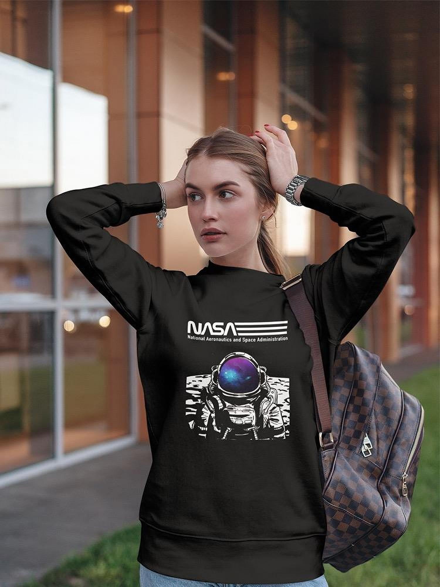 NASA Nasa Astronaut Design Sweatshirt Women -NASA Designs, Female Large ...