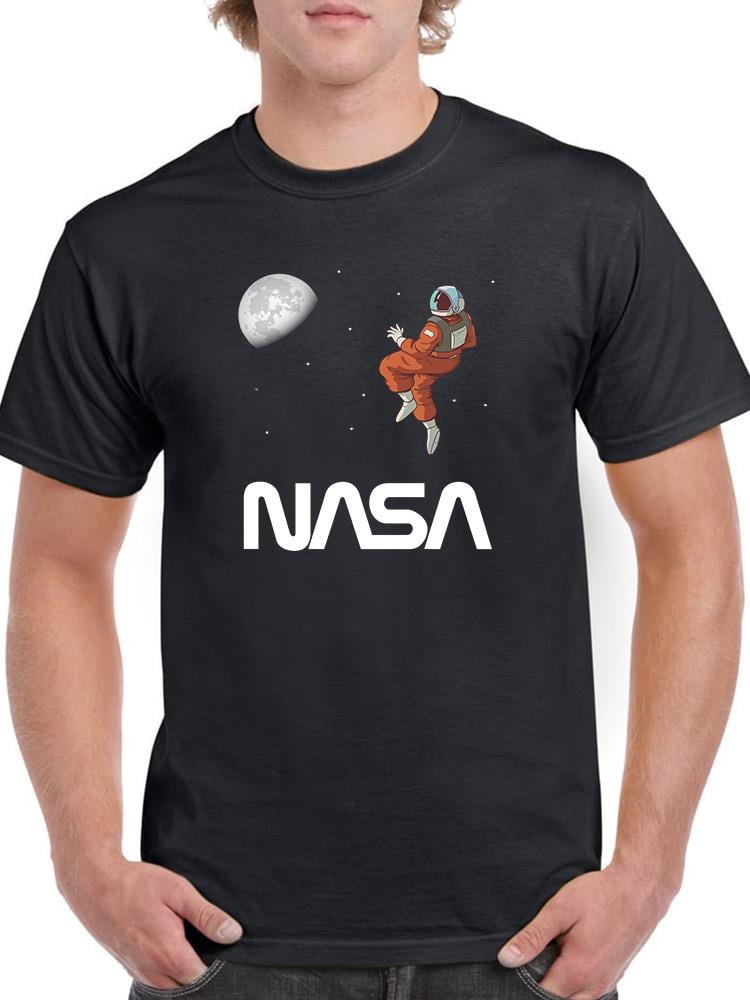 NASA Nasa Astronaut Gazing Moon T-Shirt Men -NASA Designs, Male XX ...