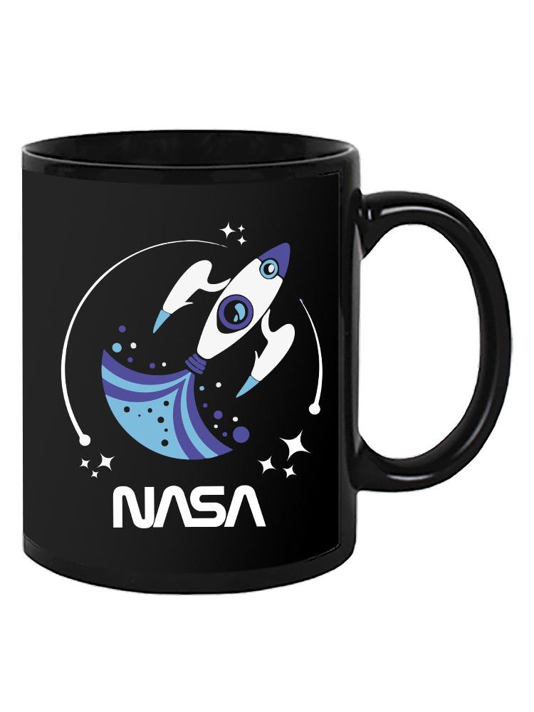 NASA Nasa Baby Blue Rocket Art Mug - NASA Designs, - Walmart.com